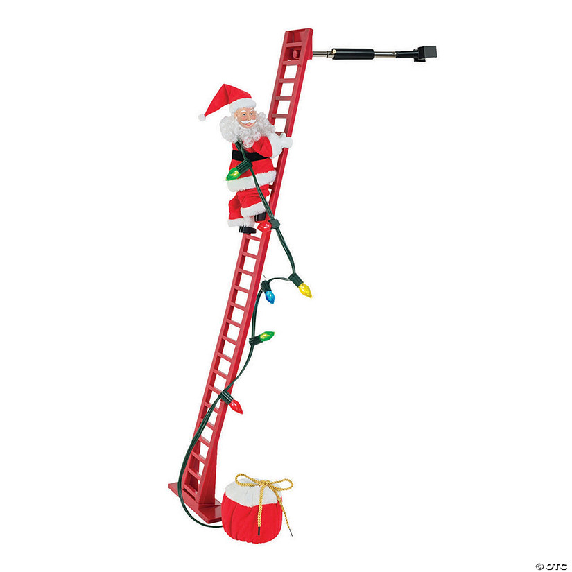 Climbing Santa Animated | Oriental Trading