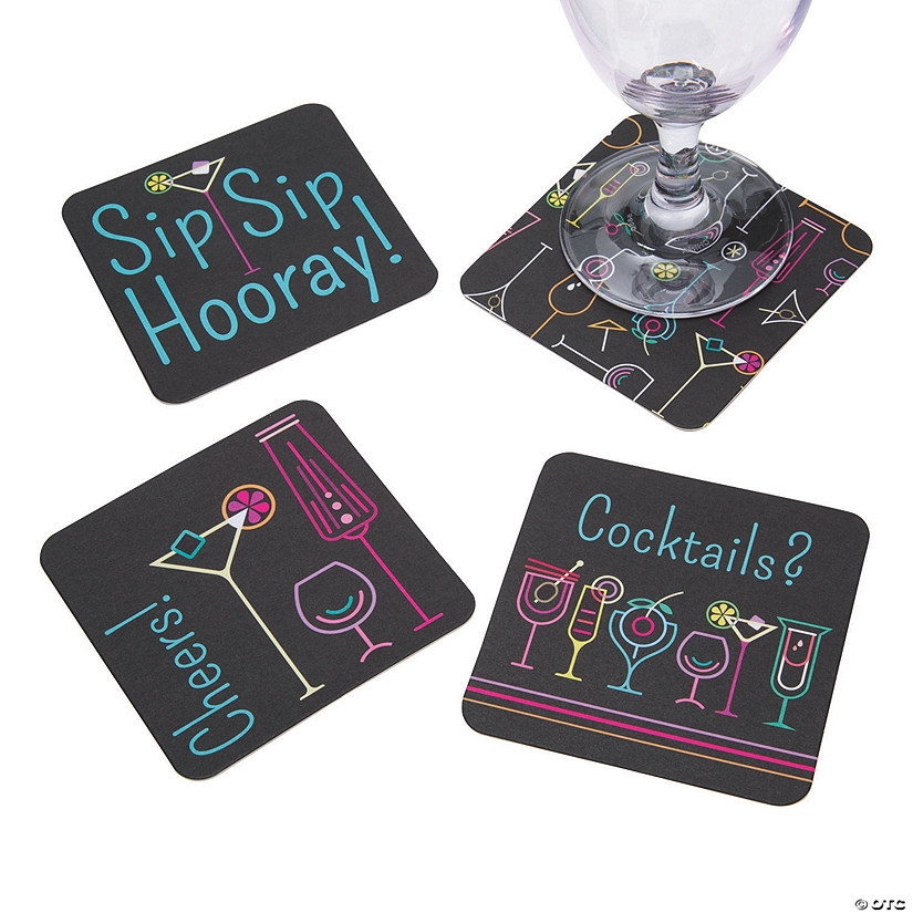 Cocktail Party Paper Coasters - Discontinued