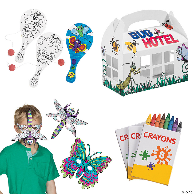 Color Your Own Bug Craft Kit - Makes 36