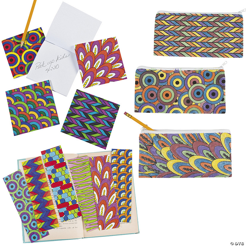 Color Your Own Doodle Kit for 12