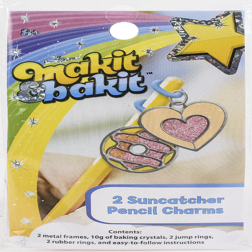 Colorbok Makit & Bakit Suncatcher Kit-Pencil Charms 2/Pkg | Oriental ...