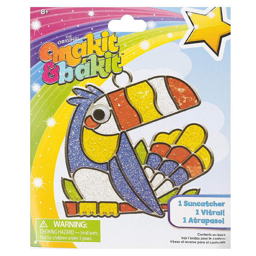 Colorbok Makit & Bakit Suncatcher Kit-Toucan | Oriental Trading