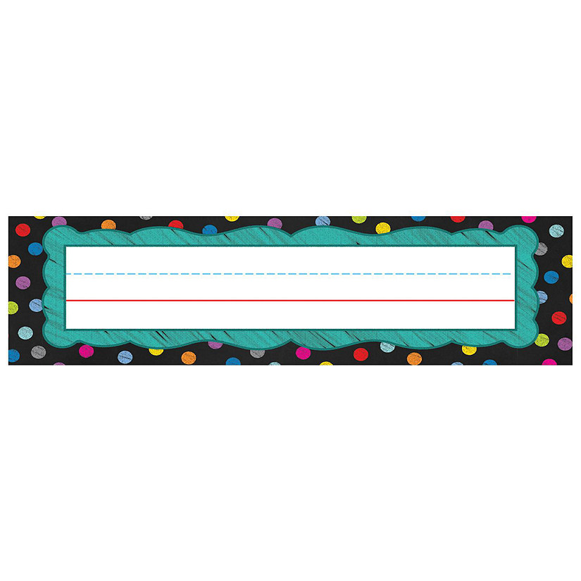 Colorful Chalkboard Name Plates | Oriental Trading