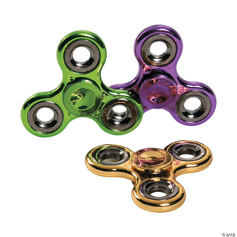 Colorful Metallic Fidget Spinners - Discontinued