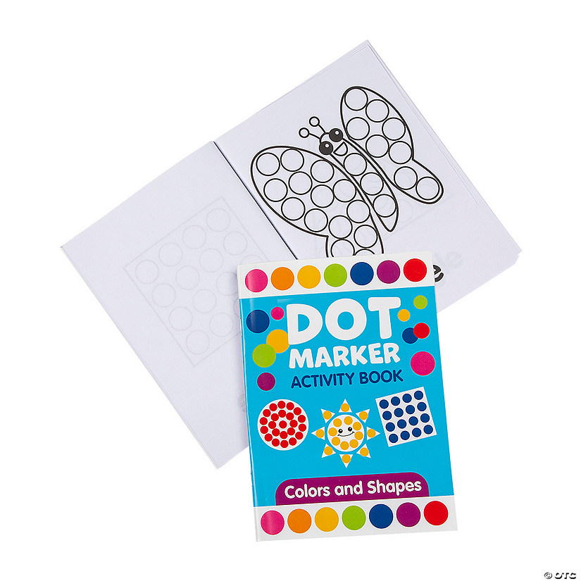 Colors & Shapes Dot Marker Activity Books – 12 Pc. | Oriental Trading