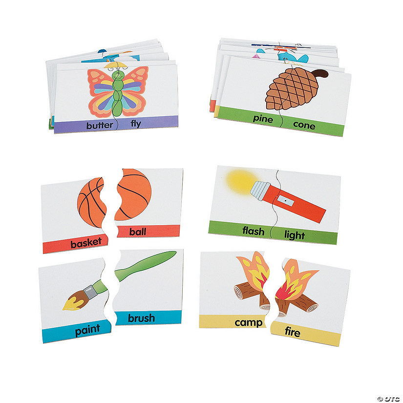 Compound Words Matching Cards - Discontinued