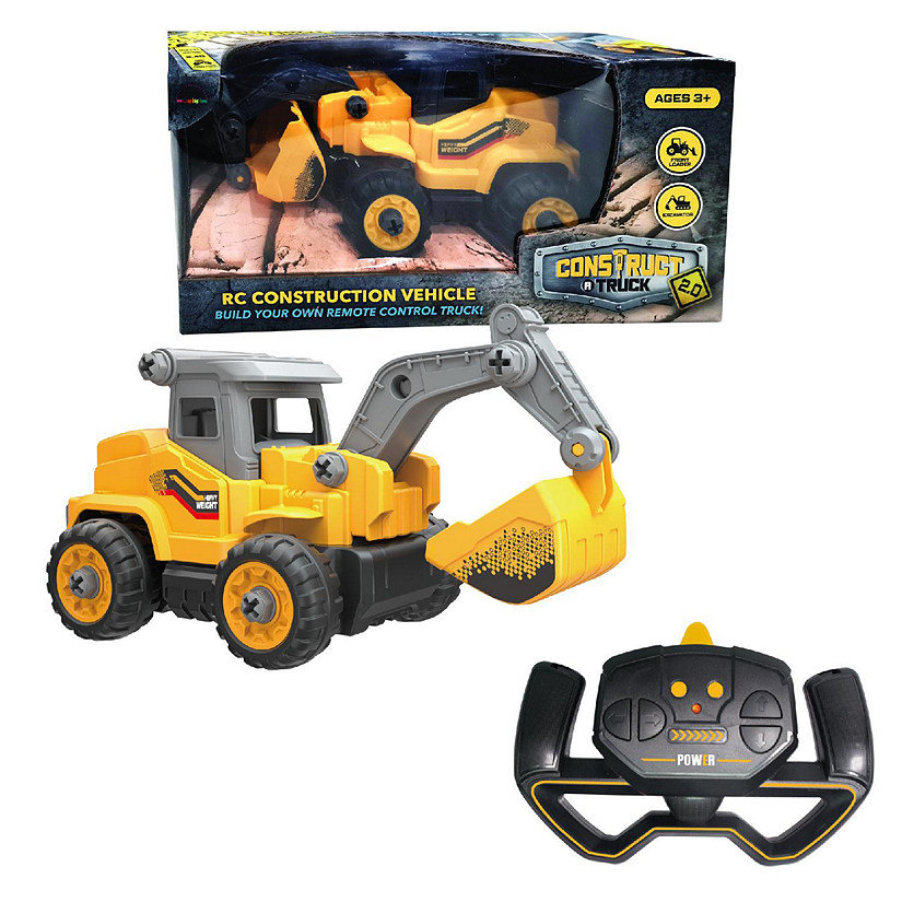 Construct A Truck 2.0 Excavator. Remote Control Take Apart Truck | Oriental Trading
