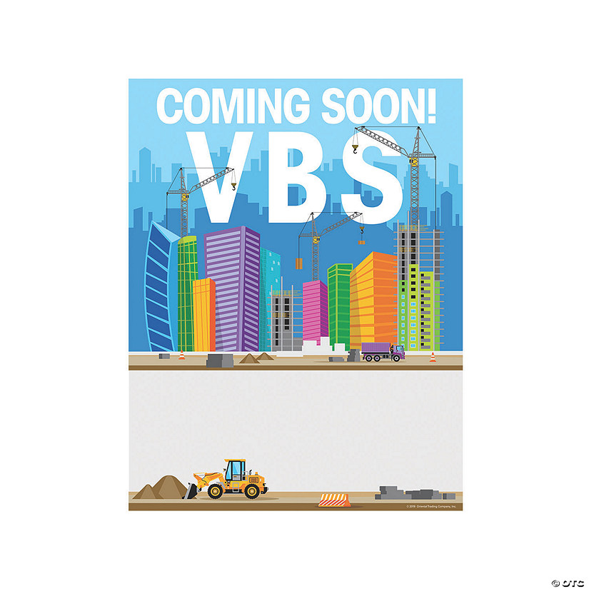 Construction VBS Promotional Posters - 6 Pc. | Oriental Trading