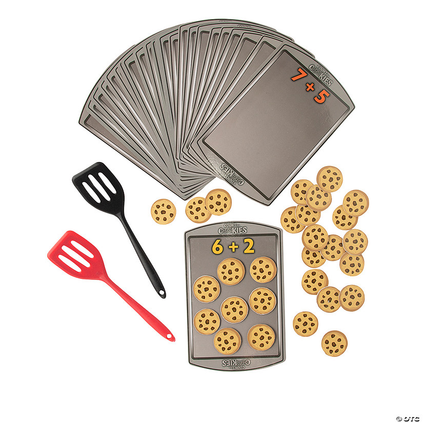 Count the Cookies Addition & Subtraction Math Relay Game