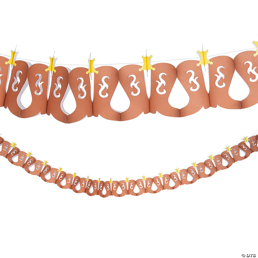 Cowboy Boots Garland | Oriental Trading