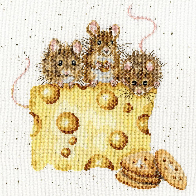 Crackers About Cheese XHD53 Bothy Threads Counted Cross Stitch Kit ...