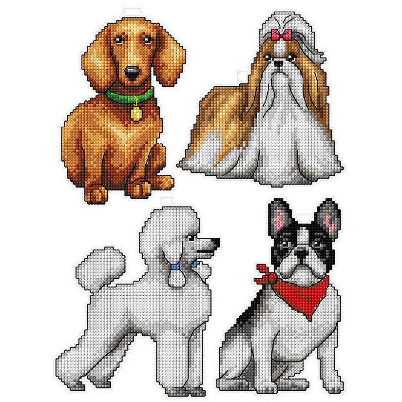 Crafting Spark "Dogs" 122CS Counted Cross-Stitch Kit | Oriental Trading