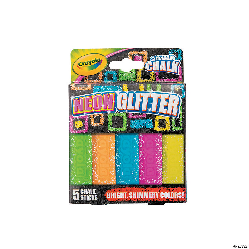 Crayola® Neon Glitter Chalk - Discontinued