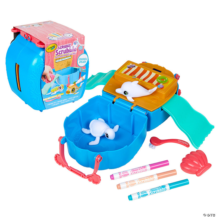 Crayola Scribble Scrubbie Ocean Pets Seashell Splash