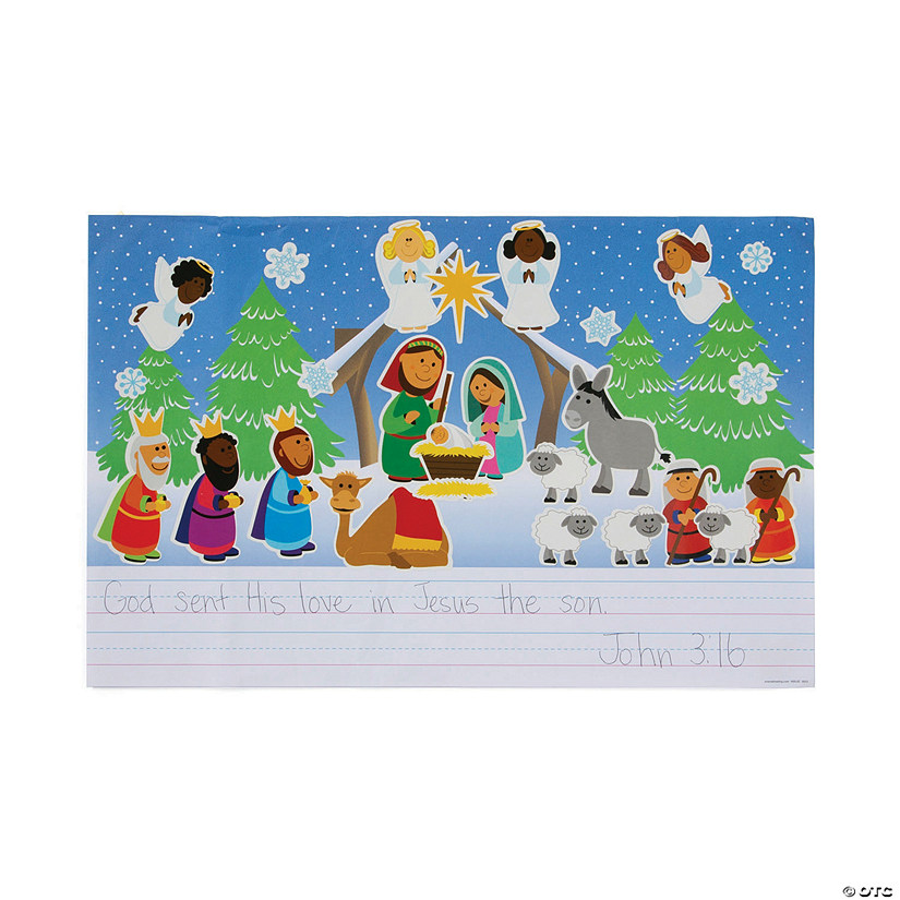 Create & Write Nativity Sticker Scenes - 12 Pc. - Discontinued