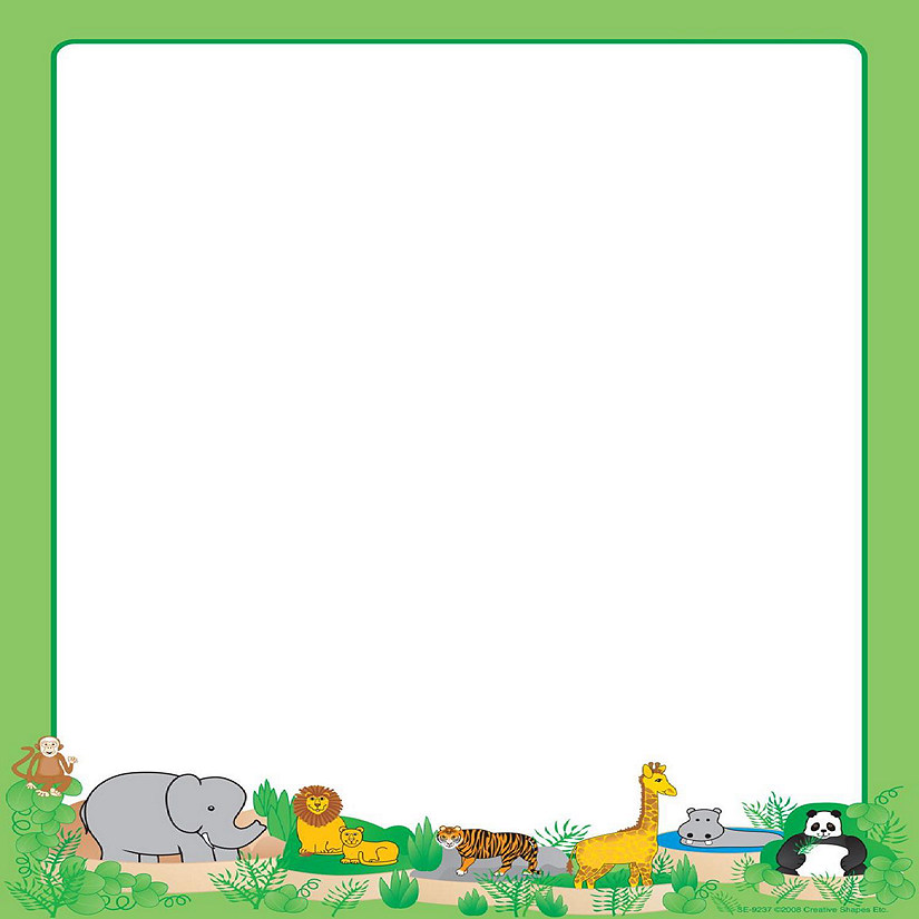 Creative Shapes Etc. - Designer Paper - Zoo (50 Sheet Package)