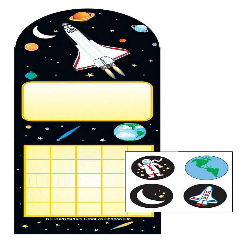 Creative Shapes Etc. - Incentive Sticker Set - Space | Oriental Trading