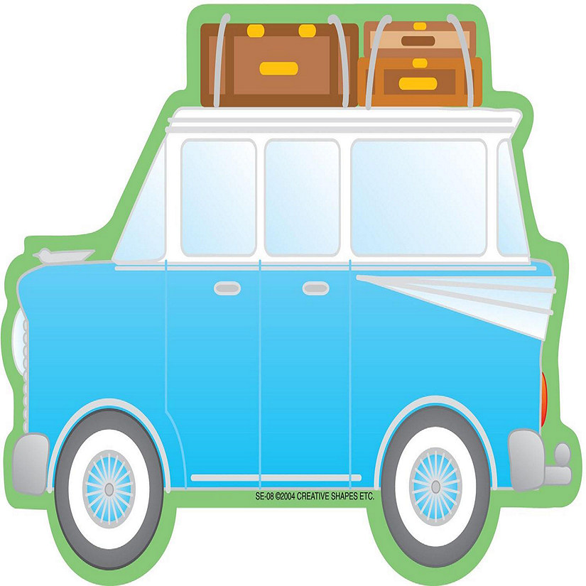 Creative Shapes Etc. - Large Notepad - Retro Car