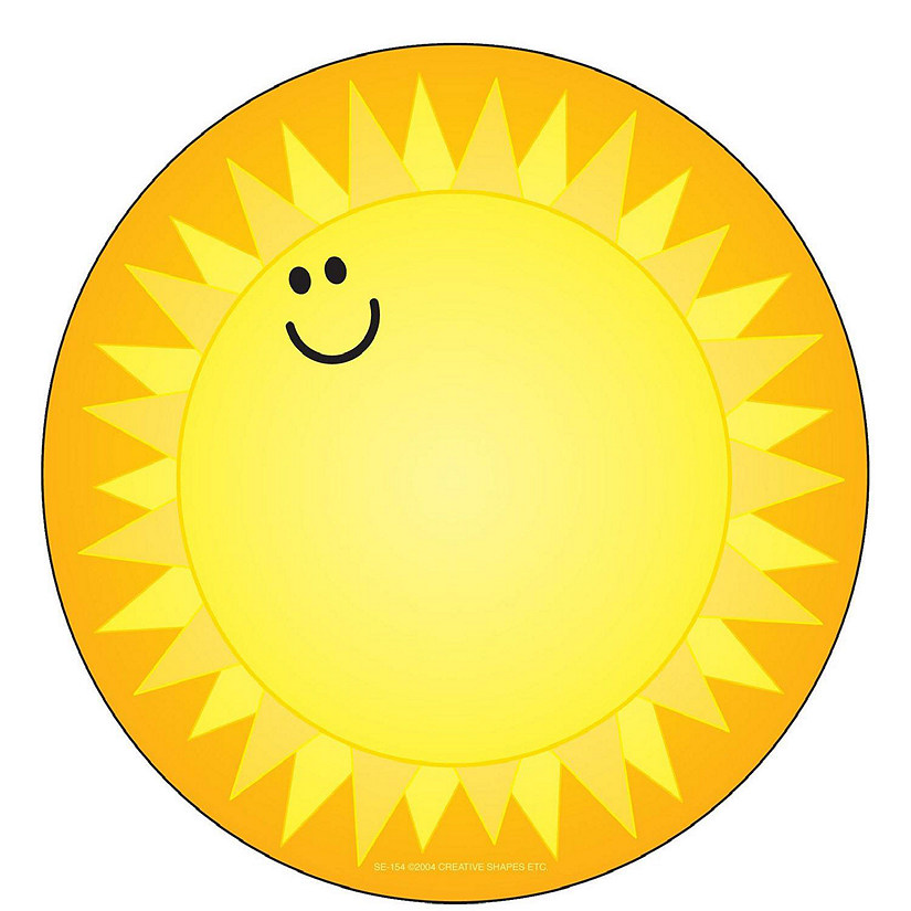 Creative Shapes Etc. - Large Notepad - Sunshine