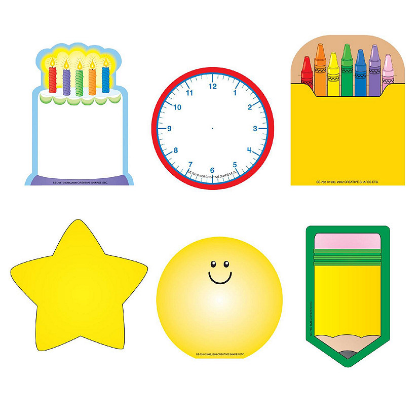 Creative Shapes Etc. - Mini Notepad Set - Classroom Decorative Notepad ...