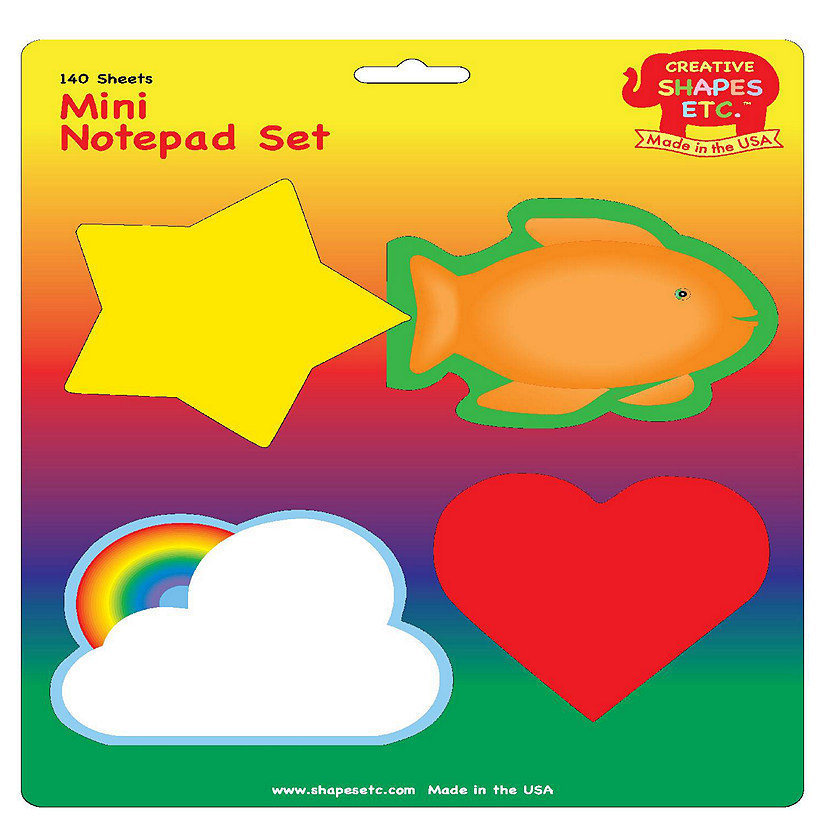 Creative Shapes Etc. - Mini Notepad Set- Spiritual Symbols