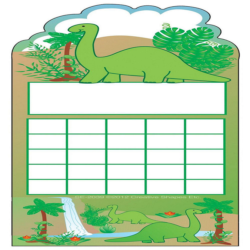 Creative Shapes Etc. - Personal Incentive Chart - Dinosaur