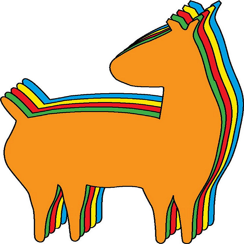 Creative Shapes Etc. - Small Assorted Color Creative Cutout- Llama ...