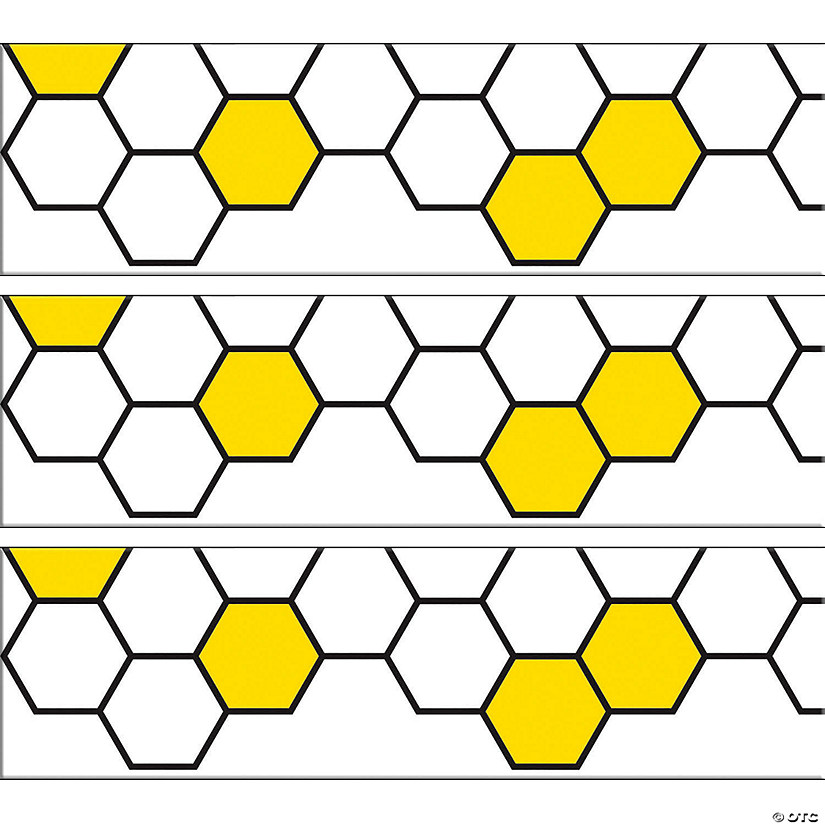 Creative Teaching Press Busy Bees Honeycomb EZ Border, 48 Feet Per Pack ...