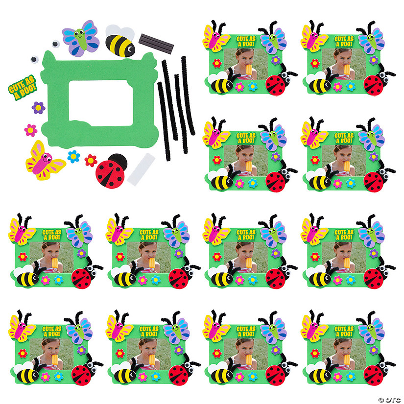 Cute As a Bug Picture Frame Magnet Craft Kit - Makes 12 | Oriental Trading
