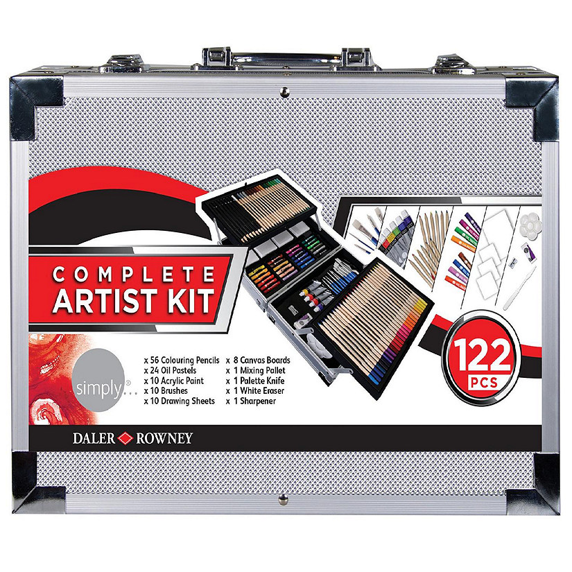 Daler-Rowney Simply Complete Art Essentials Set -122 Pieces
