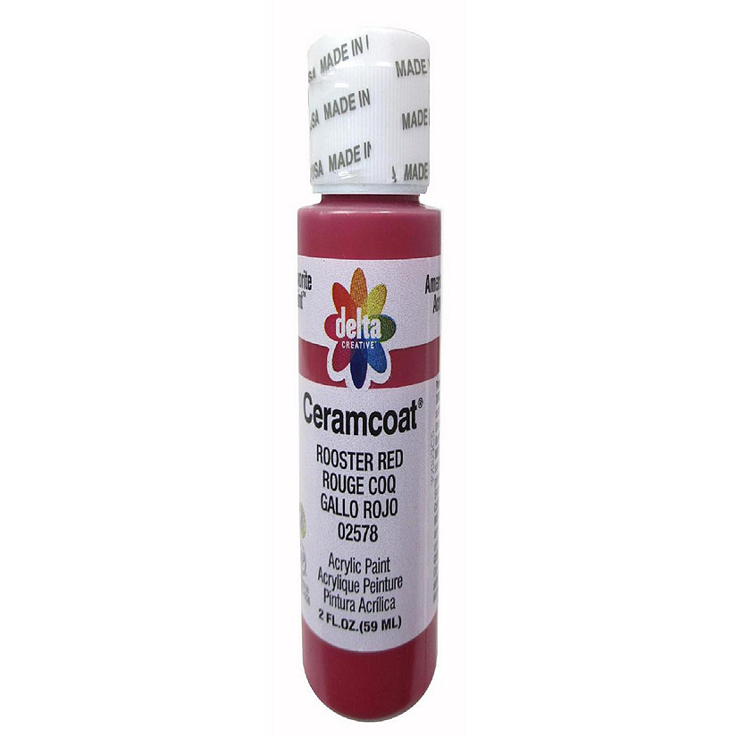 Delta Ceramcoat Acrylic 2oz Rooster Red | Oriental Trading