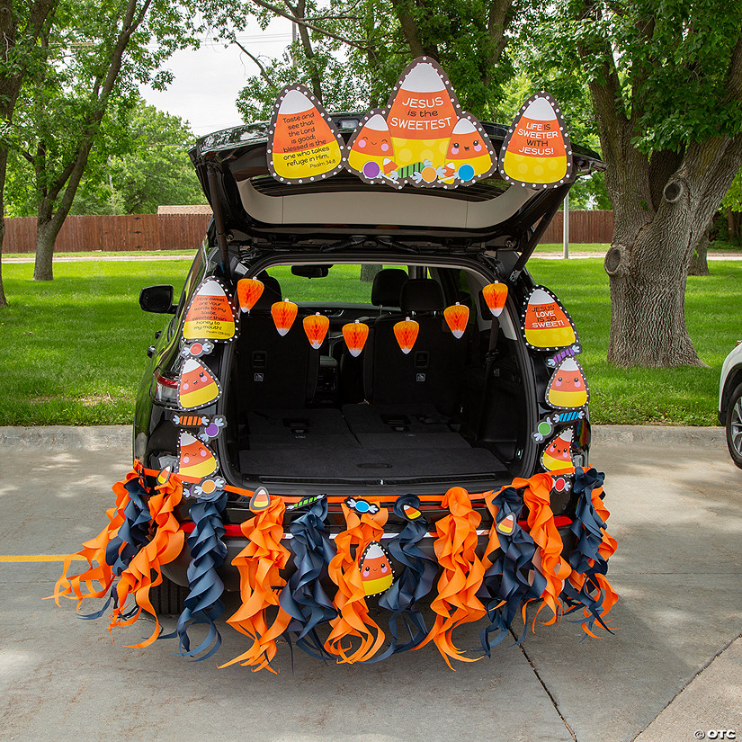 Deluxe Religious Candy Corn Trunk-or-Treat Decorating Kit - 31 Pc ...