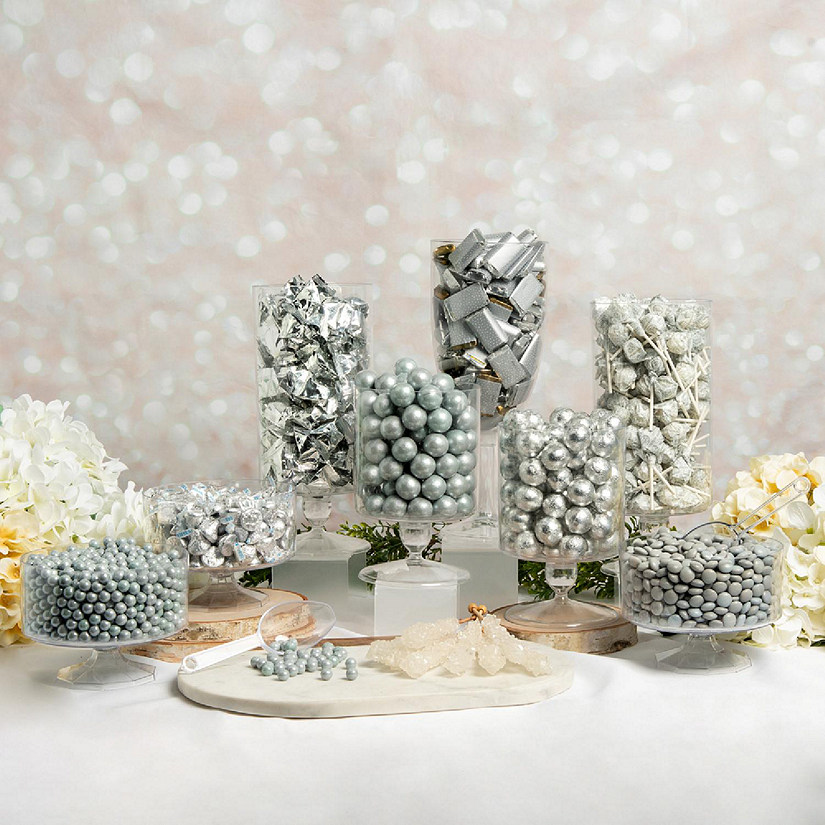 Deluxe Silver Candy Buffet 14lbs+ (Feeds 24-36) - by Just Candy ...