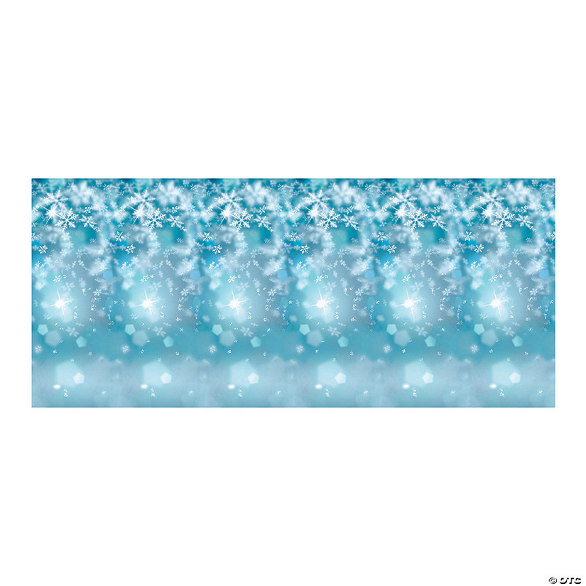 Design-A-Room Snowflake Print Backdrop - 2 Pc. - Discontinued