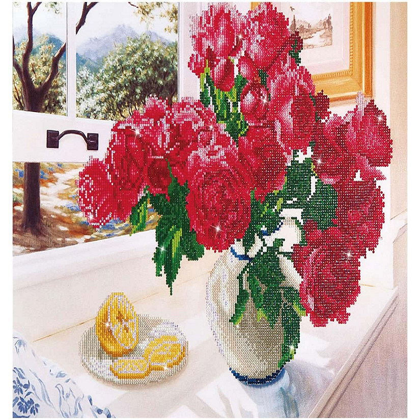 Diamond Dotz Advanced Kit - Roses By the Window | Oriental Trading