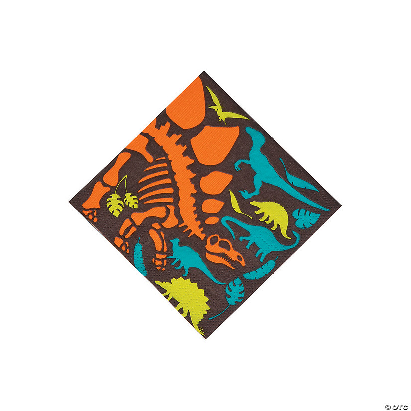 Dino Dig Beverage Napkins - 16 Pc. - Discontinued