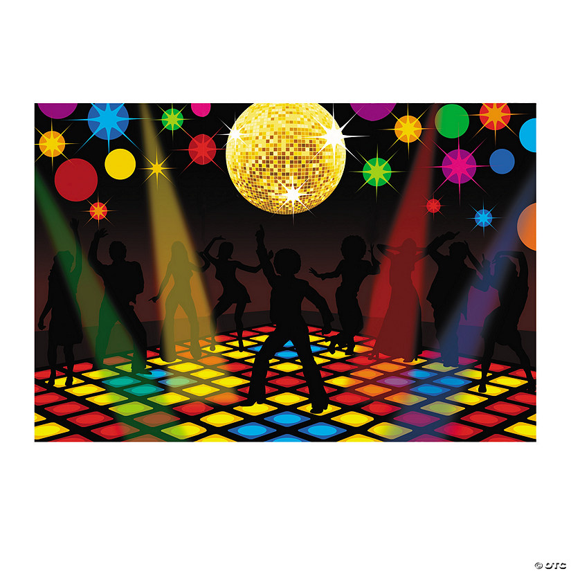 Disco Party Backdrop - 3 Pc. - Discontinued
