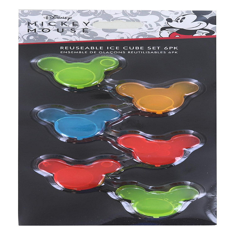 Disney Mickey Mouse 6 Piece Reuseable Ice Cube Set | Oriental Trading