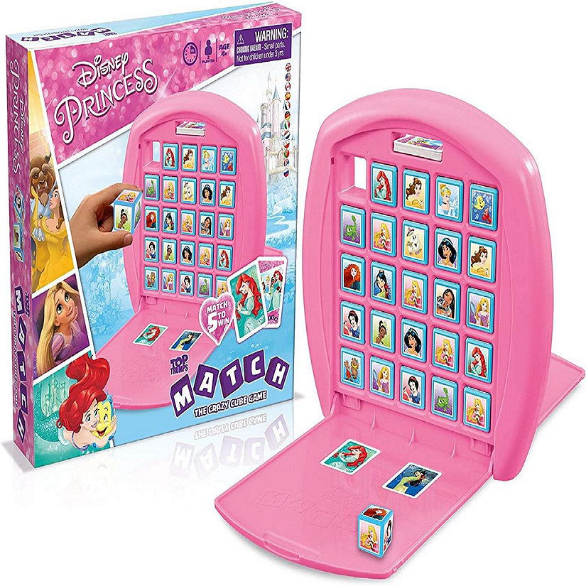 Disney Princess Top Trumps Match The Crazy Cube Game