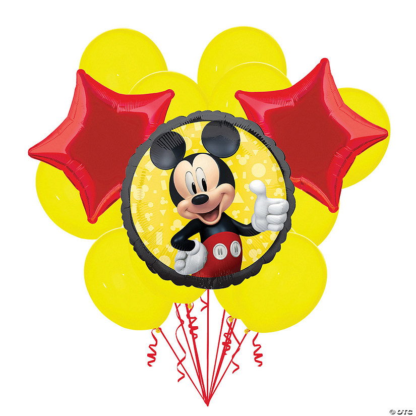 Disney’s Mickey Mouse Balloon Bouquet - 28 Pc. | Oriental Trading