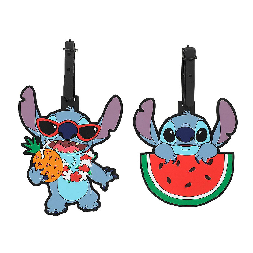 Disney Stitch Tropical Snacks & Sips 2-Pack Luggage Tag Set | Oriental ...
