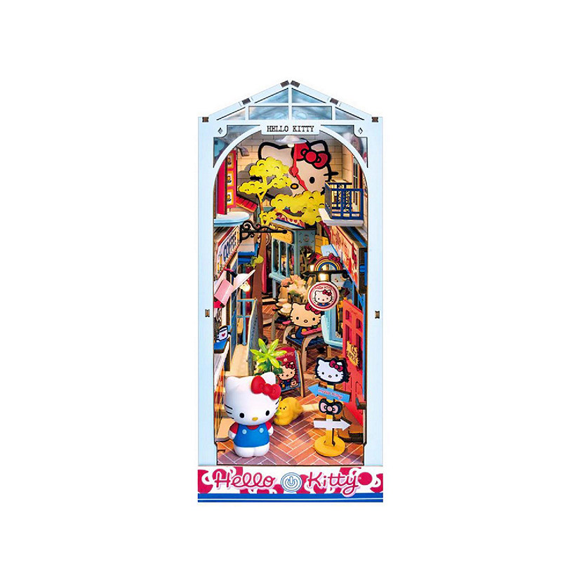 DIY 3D Book Nook Kit - Hello Kitty: Town Square 169pcs | Oriental Trading