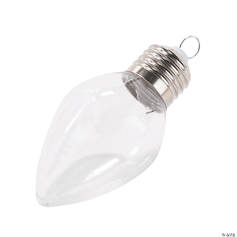 DIY Clear Light Bulb Ornaments - 6 Pc.