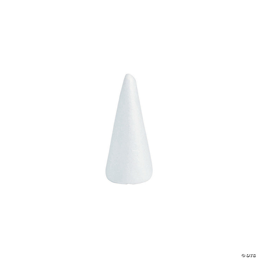 DIY Small EPS Foam Cones - 6 Pc. - Discontinued