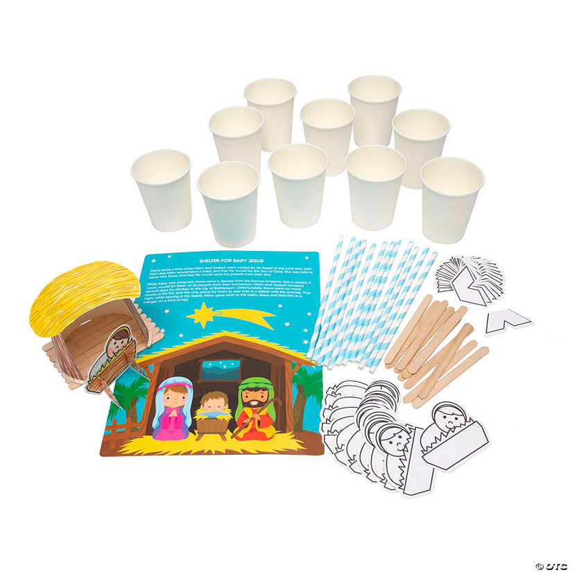 DIY STEM Nativity Craft Kit for 10 | Oriental Trading