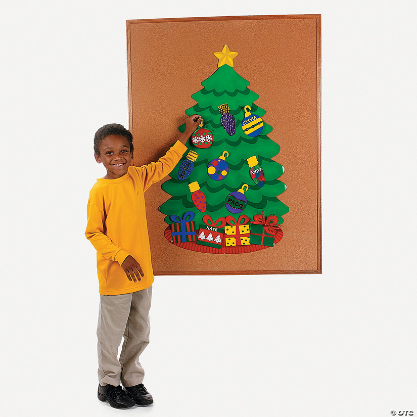 DIY Super Big Bulletin Board Christmas Tree - Discontinued