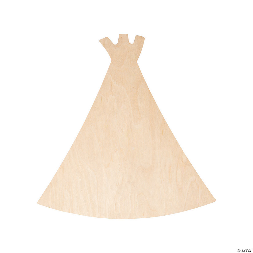 DIY Unfinished Wood Teepee Shape | Oriental Trading