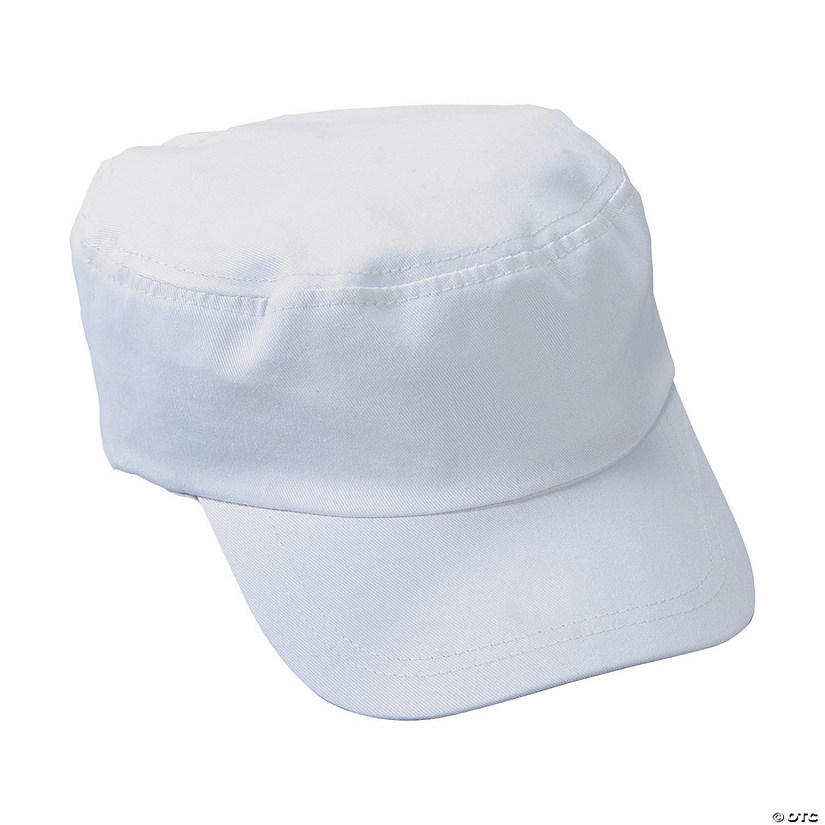 DIY White Military Hat - 12 Pc. | Oriental Trading