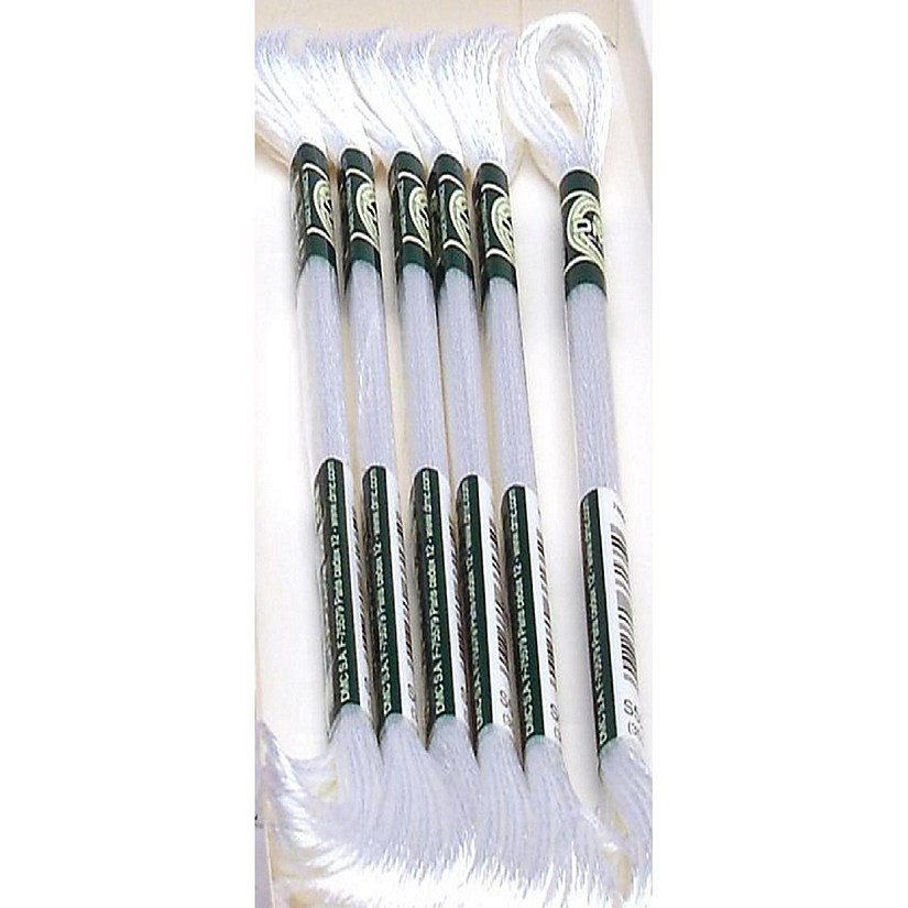 DMC Satin Embroidery Floss Snow White