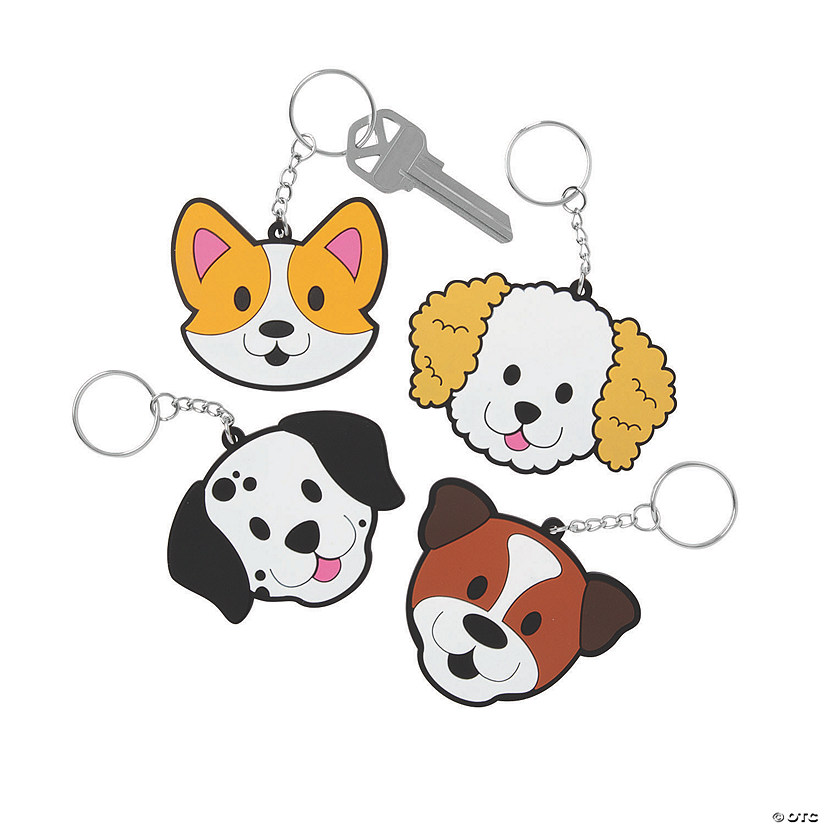 Dog Keychains - 12 Pc. - Discontinued